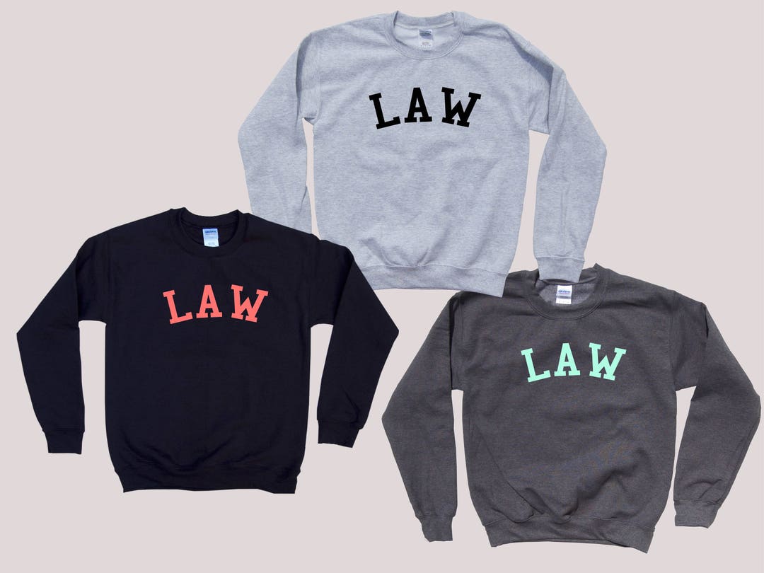 LAW - Crewneck Sweatshirt - Etsy