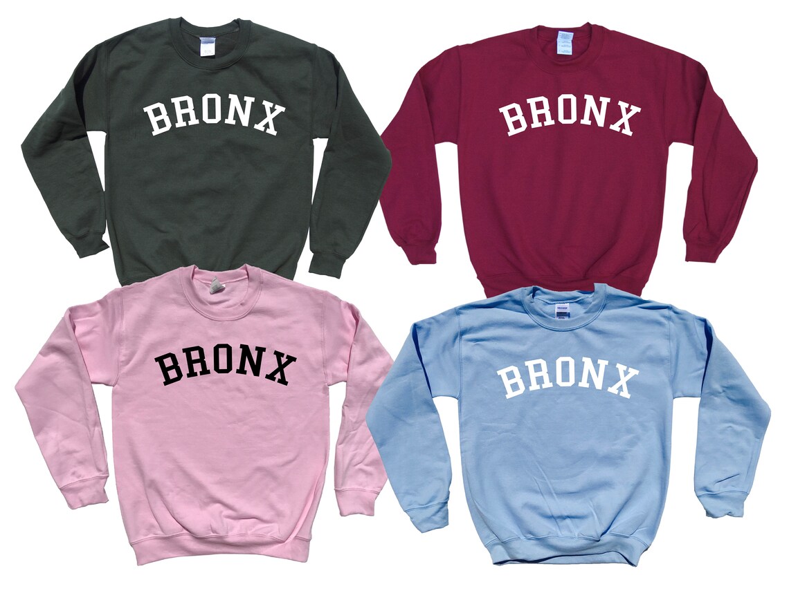 BRONX - New York Crewneck Borough Sweatshirt - Etsy
