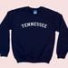 TENNESSEE Crewneck State Sweatshirt Simple Design Old - Etsy