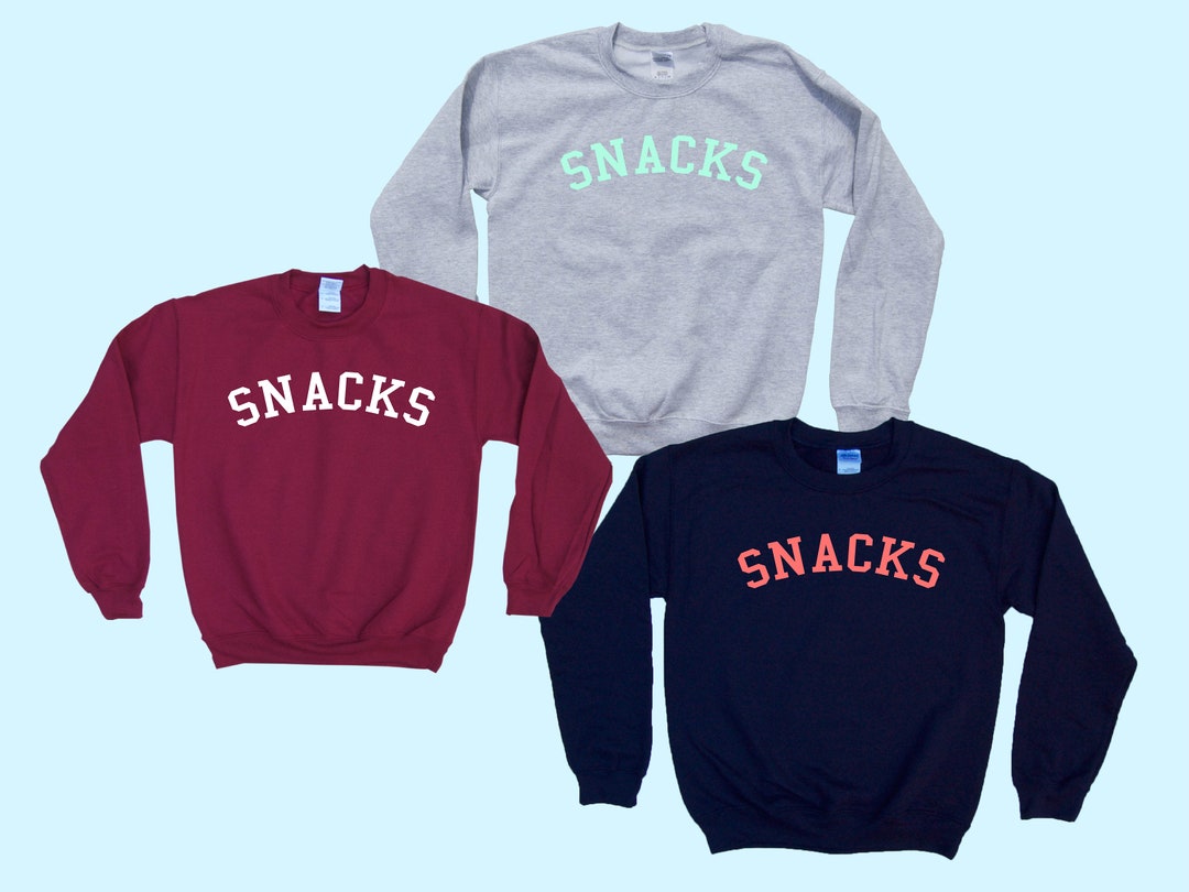 SNACKS - Crewneck Sweatshirt - Etsy