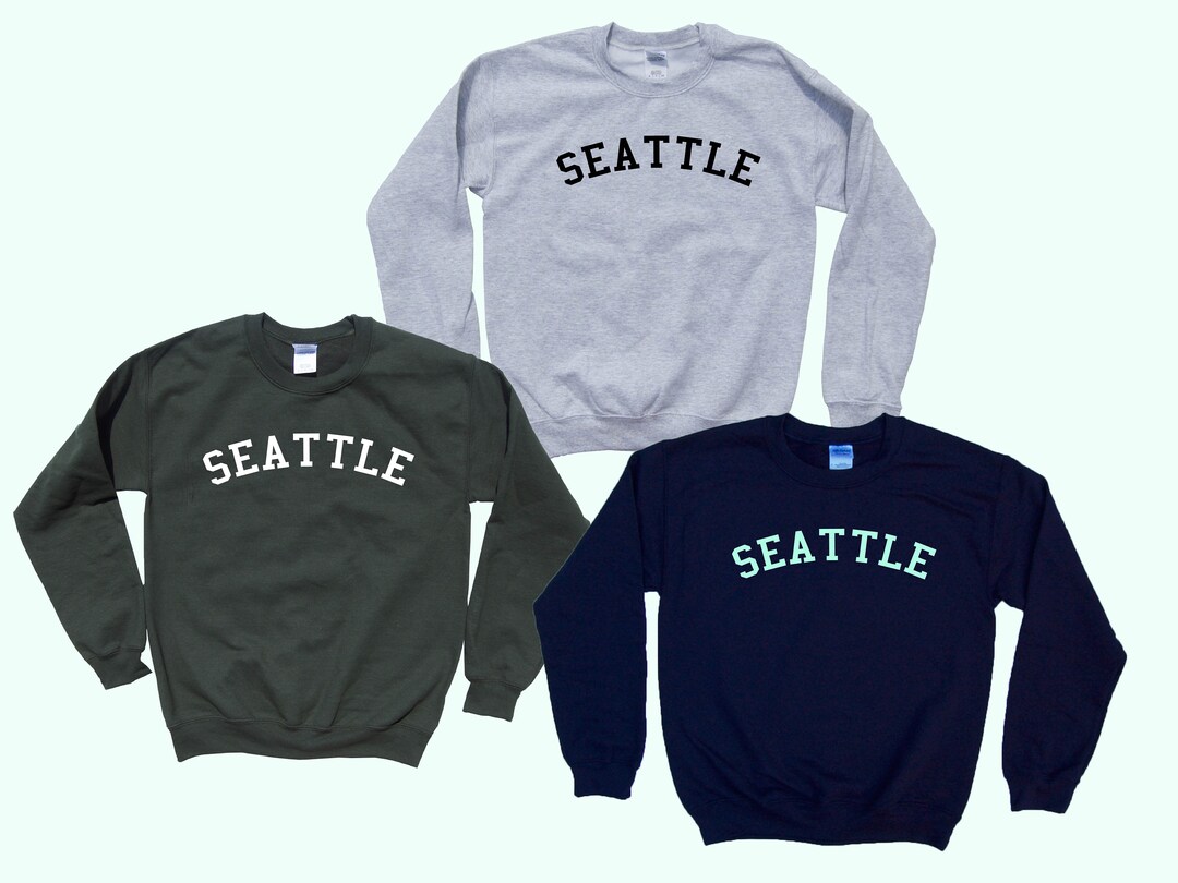 SEATTLE - Washington Crewneck Pride Sweatshirt - Etsy