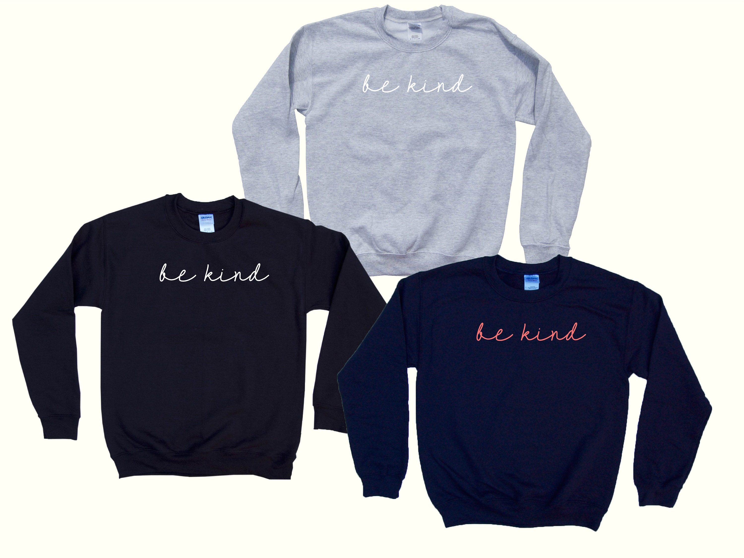 Be Kind Crewneck Kindness Sweater - Etsy
