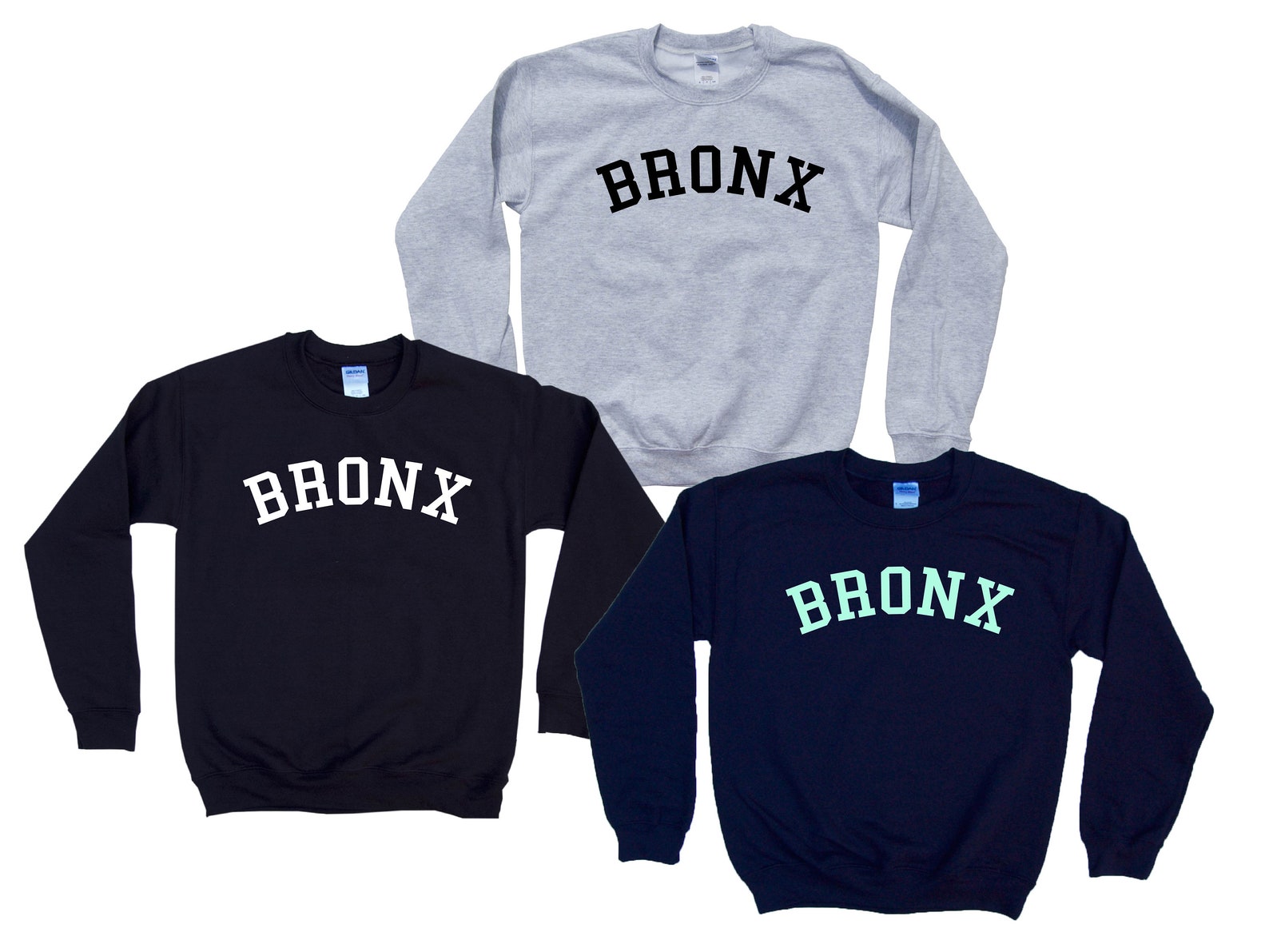 BRONX - New York Crewneck Borough Sweatshirt - Etsy
