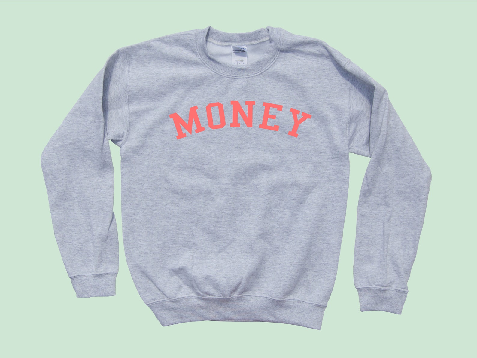 MONEY Crewneck Sweatshirt - Etsy