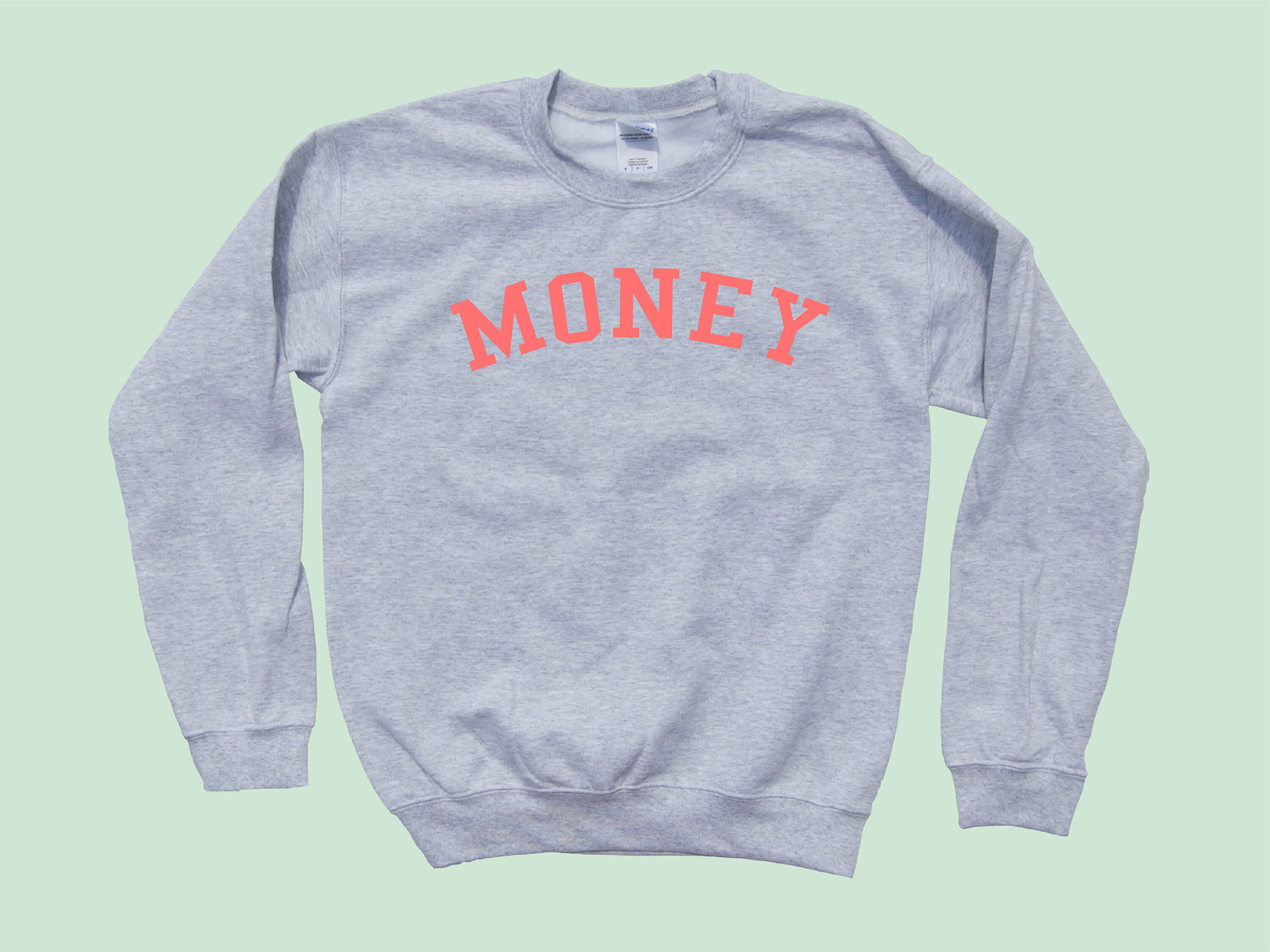 MONEY - Crewneck Sweatshirt - Etsy