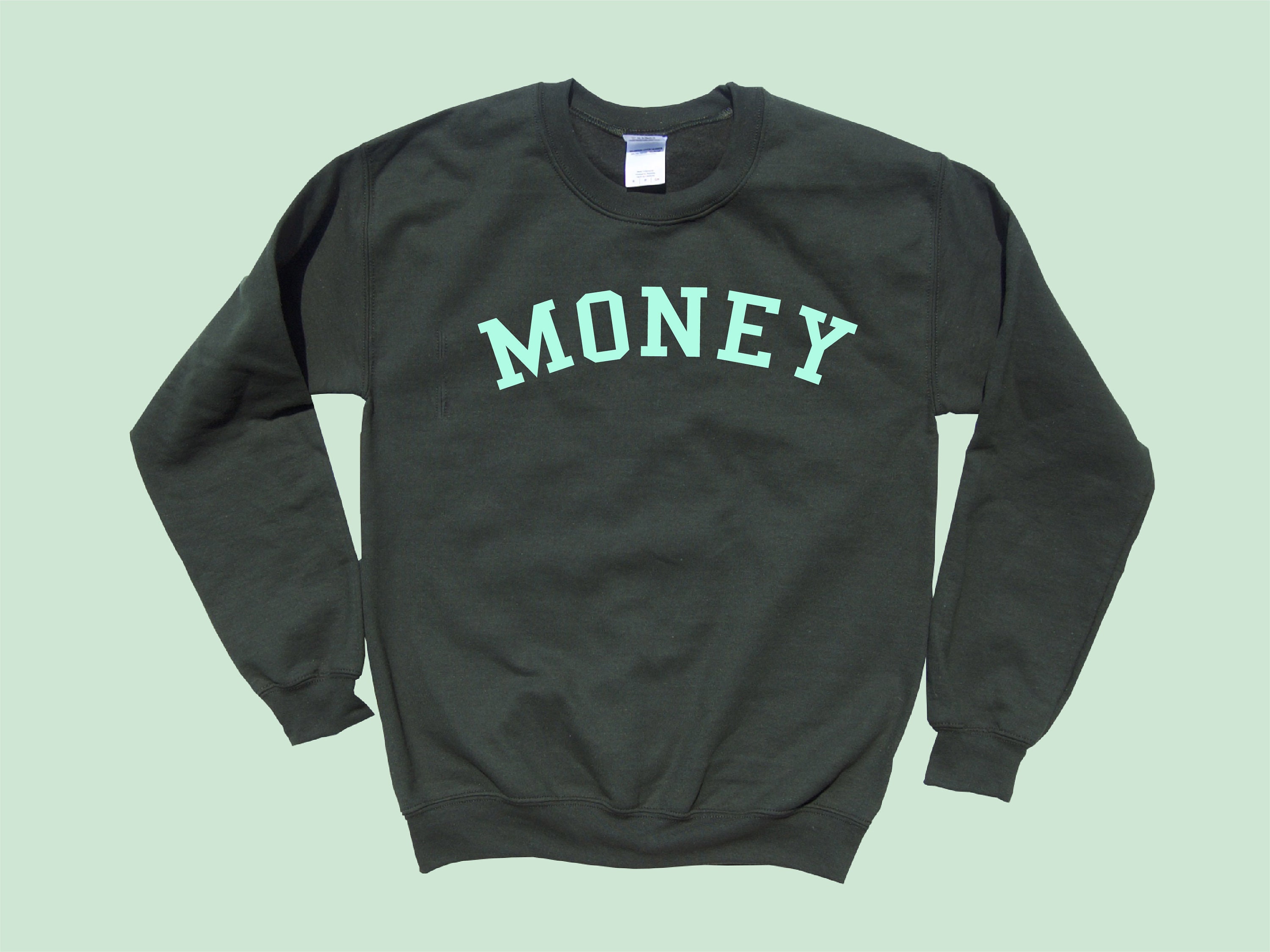 MONEY Crewneck Sweatshirt - Etsy