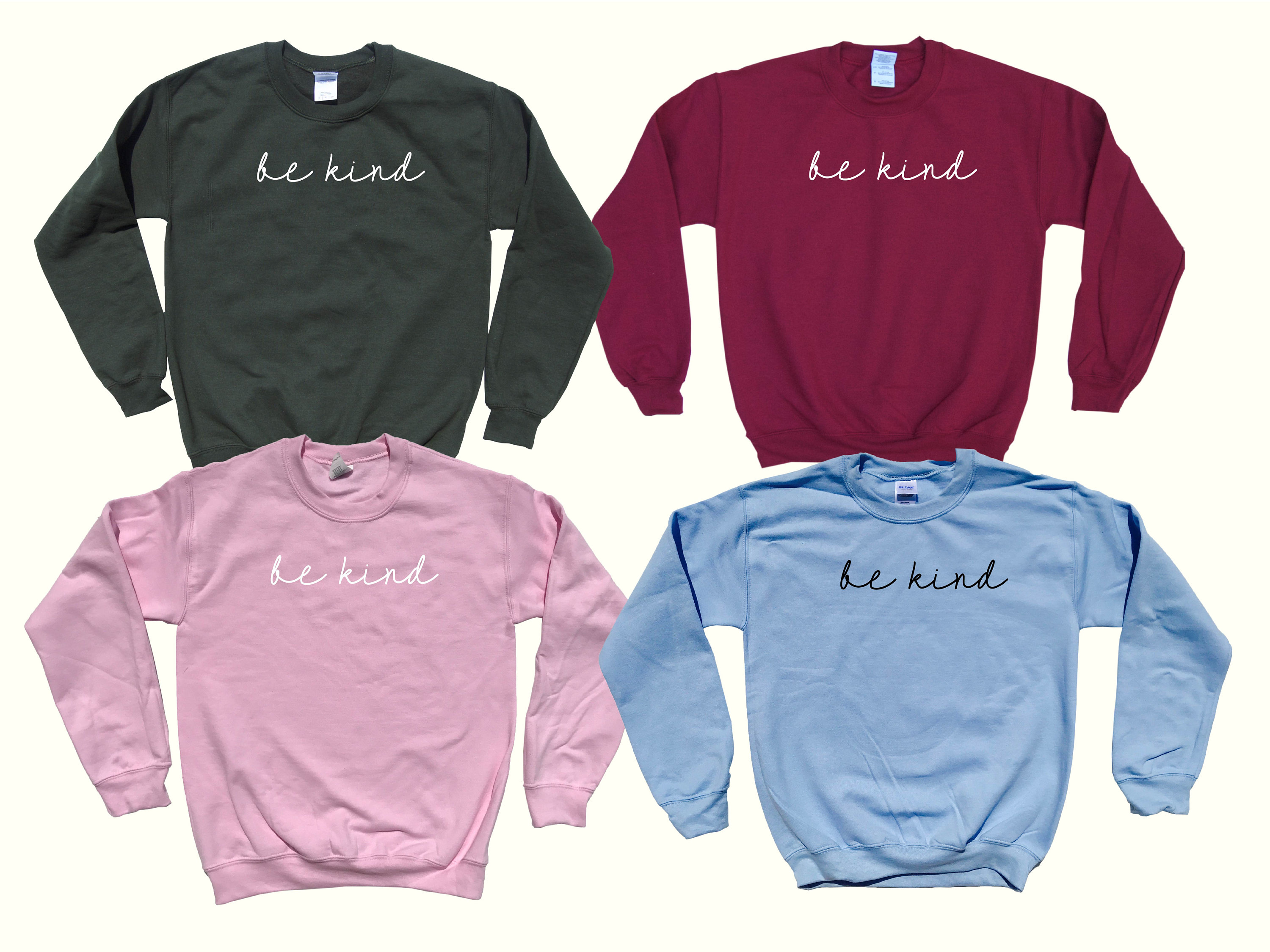 Be Kind Crewneck Kindness Sweater - Etsy