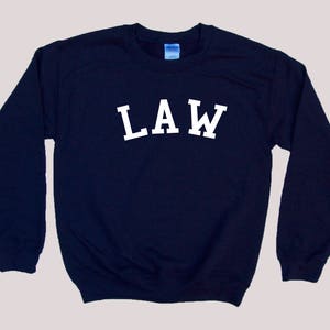LAW - Crewneck Sweatshirt - Etsy