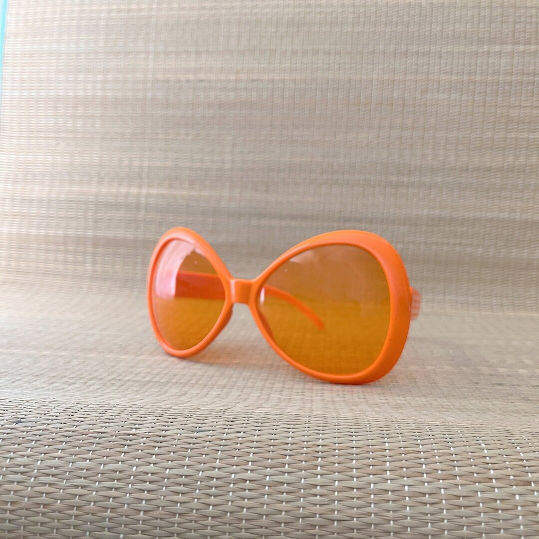 Fasching Orange Dragonfly Glasses Huge Carnival Sunglasses Funny ...