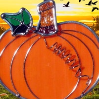 Halloween Witch Acrylic Suncatcher Window Hanging With Pumpkin Spooky ...