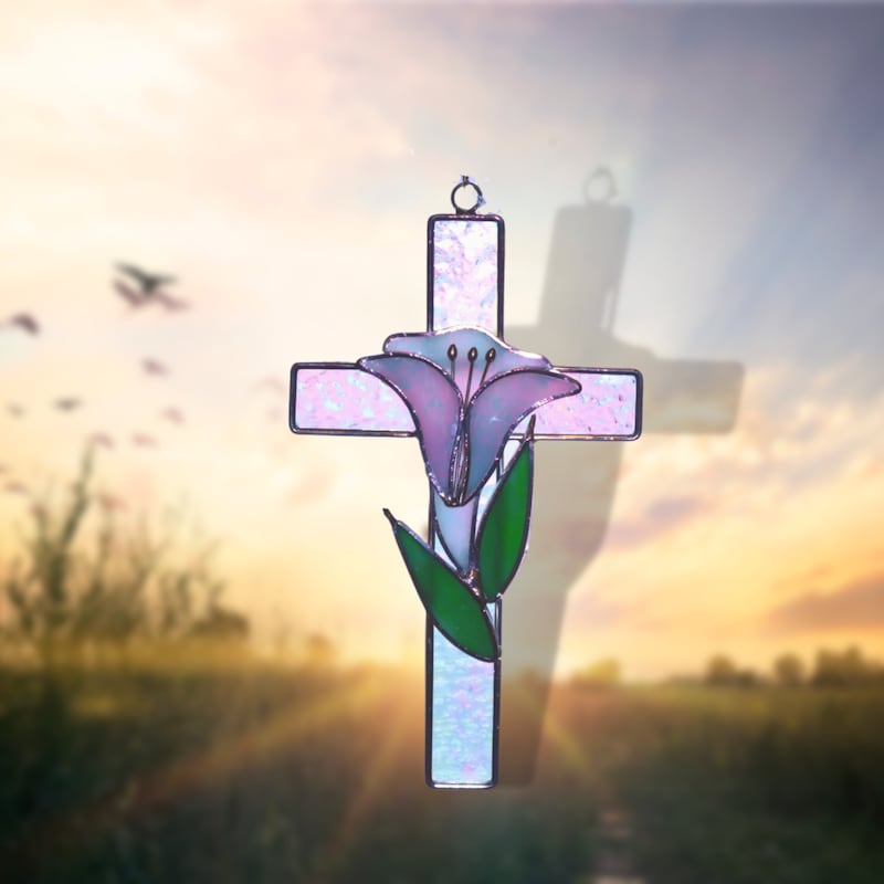 Cross Stained Glass - Etsy