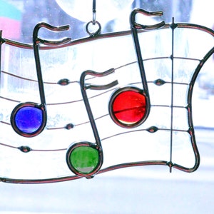 Stained Glass Musical Notes - Etsy
