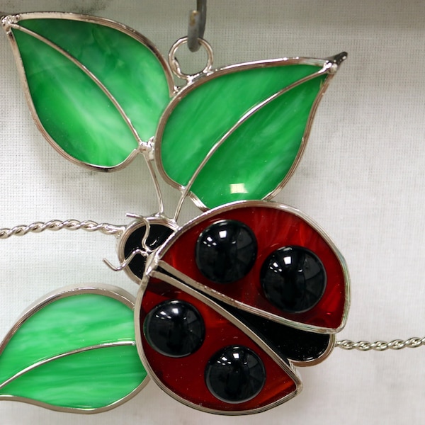 Ladybug Suncatcher - Etsy