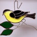 Stained Glass American Gold Finch Suncatcher. Bird Lover Gift. Gift for ...