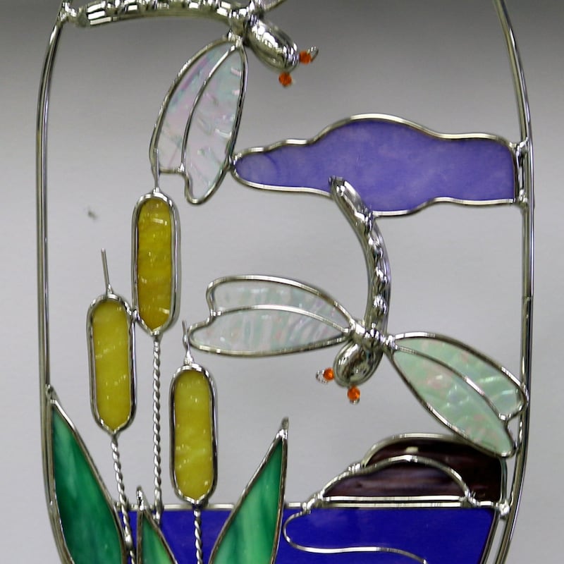 Stained Glass Dragon Fly - Etsy