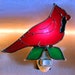 Stained Glass Cardinal Night Light. Unique Gift for Mother. - Etsy