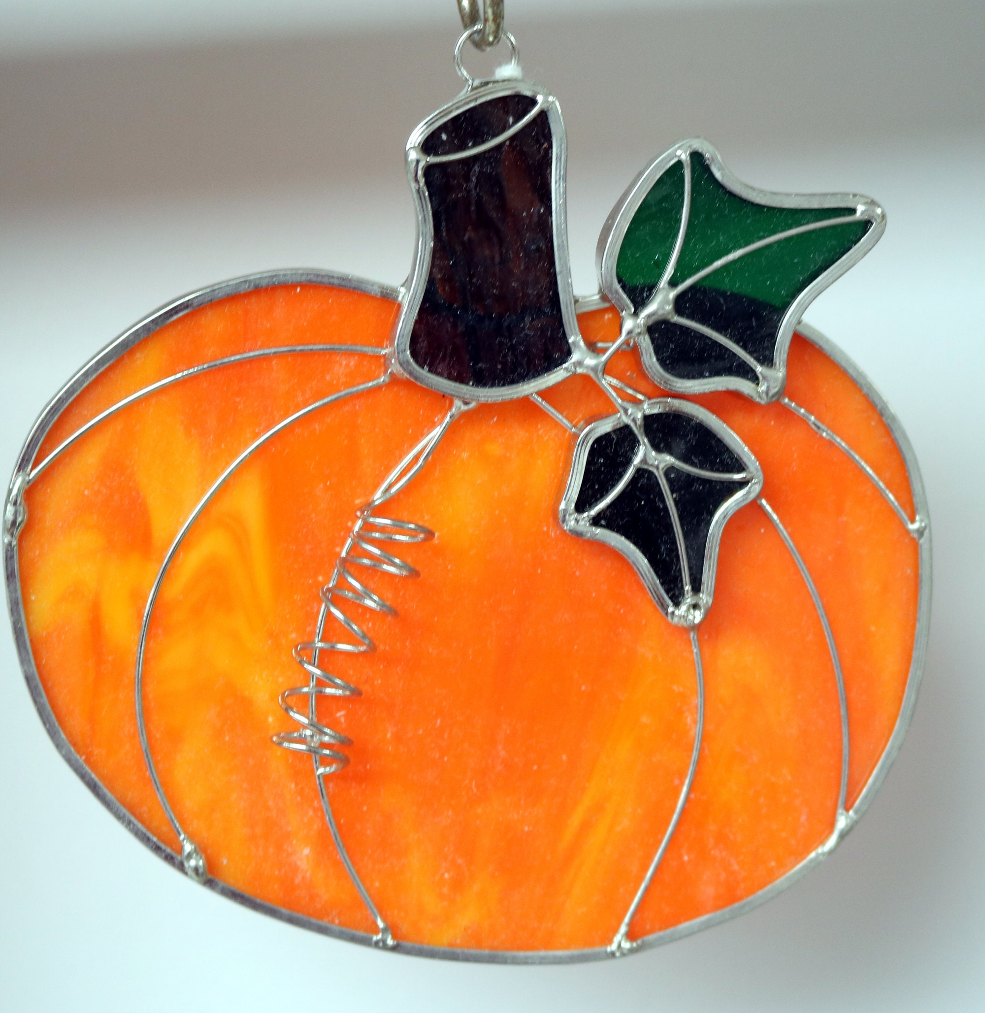 Stained Glass Pumpkin - Etsy