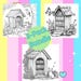 Little Free Library Coloring Pages, Little Free Library Accessories - Etsy