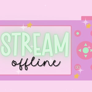 Y2K Twitch Overlay, Animated Stream Overlay Package, Pink Stream ...