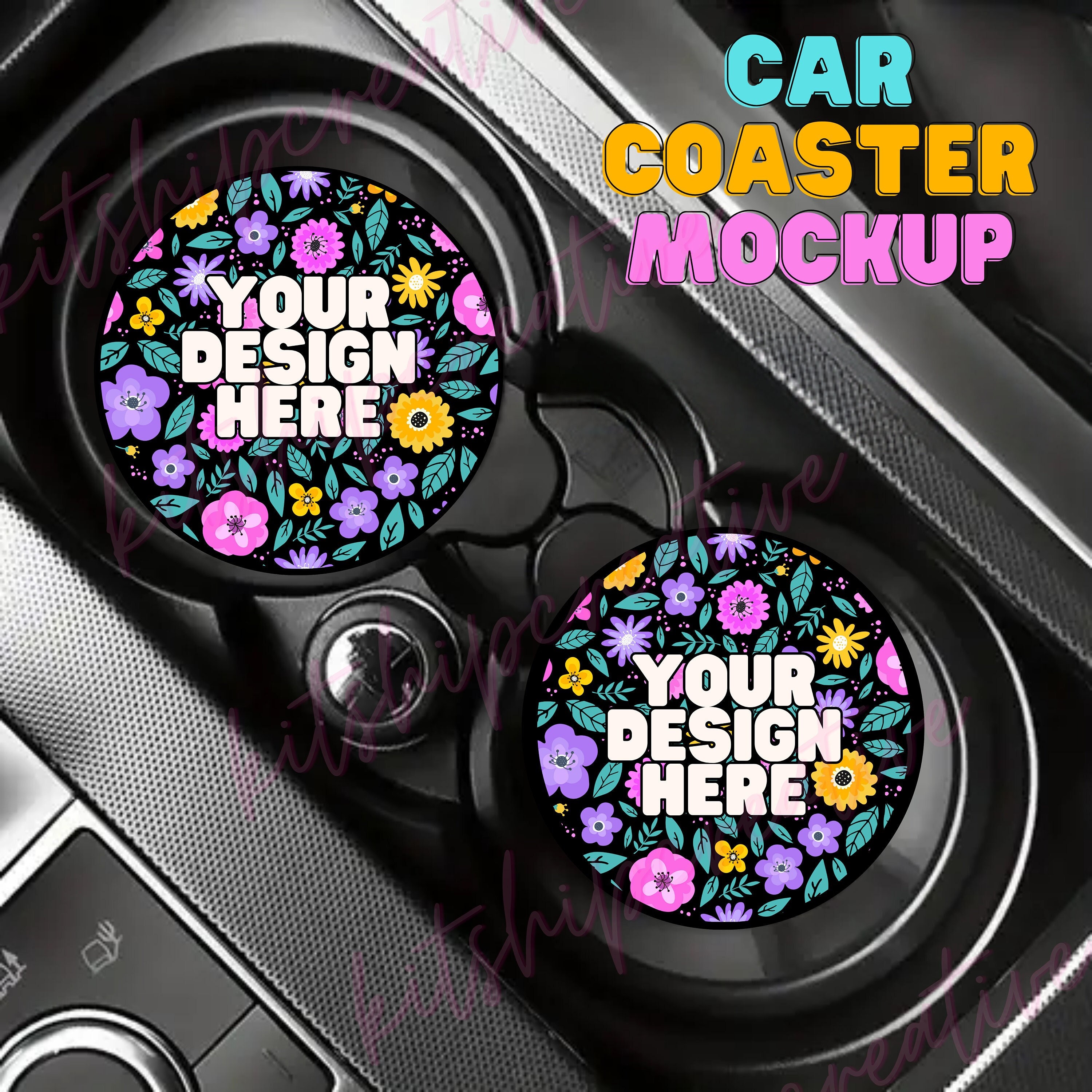Car Coaster Mockup Car Coaster PNG Canva Mockup Car Coaster PNG Designs ...