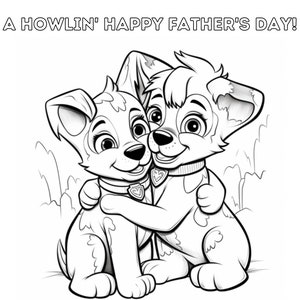 Father's Day Printable Coloring Card, Printable Father's Day Gift ...