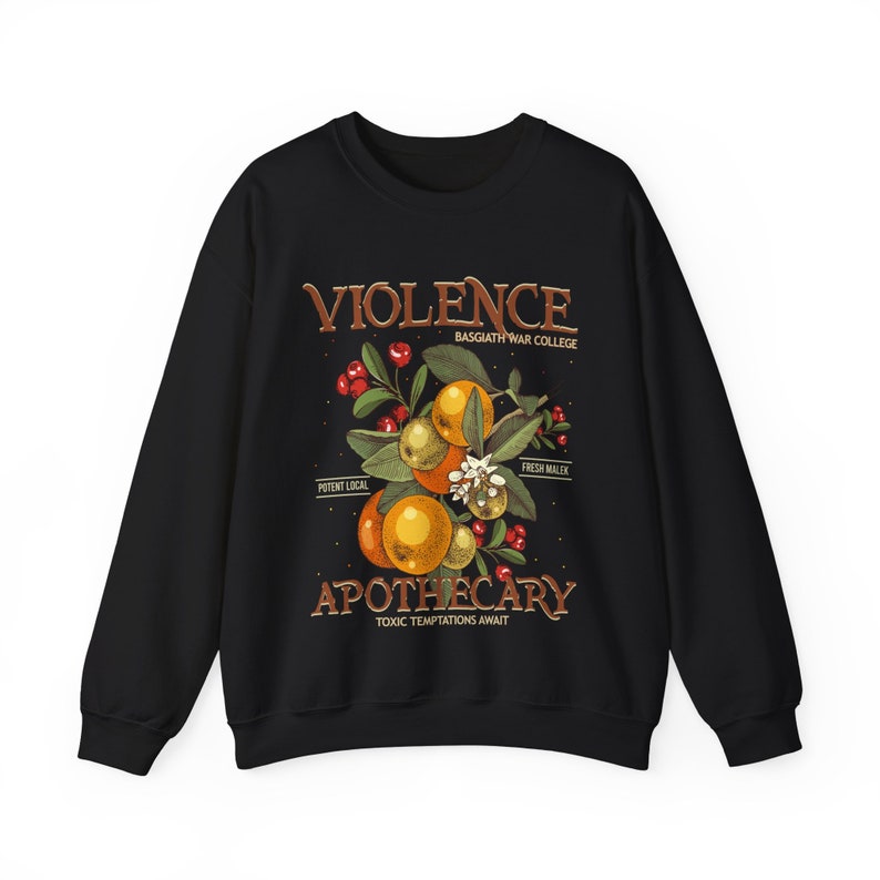 Fourth Wing Sweatshirt Violence Apothecary Shirt Violet Sorrengail ...