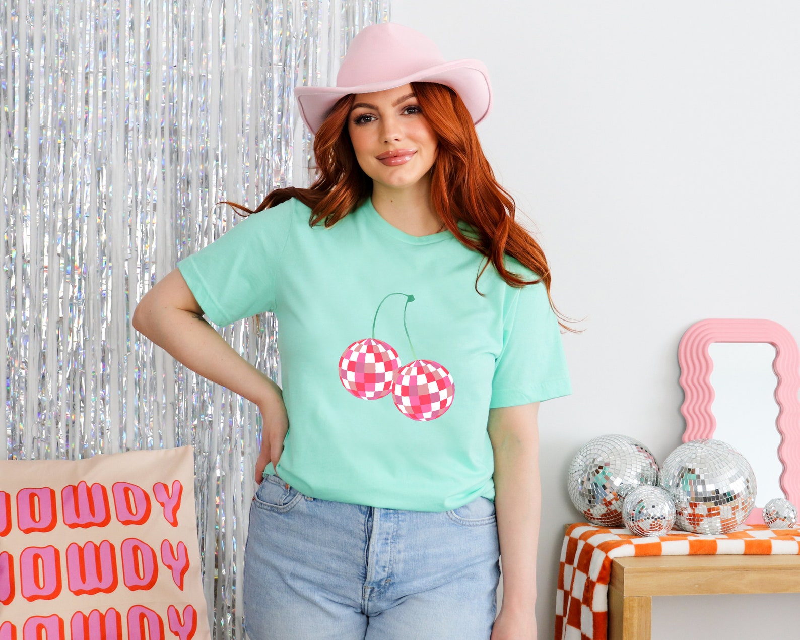 Cherry Clipart, Disco Ball Cherry PNG, Cherry Disco Retro Clipart ...