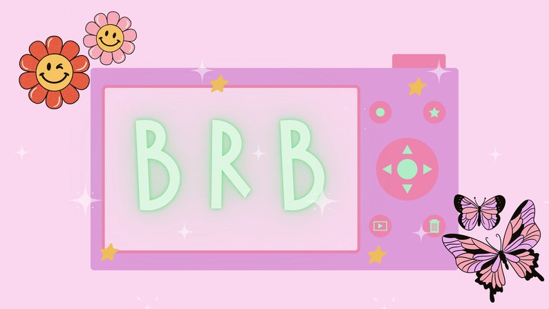 Y2K Twitch Overlay, Animated Stream Overlay Package, Pink Stream ...