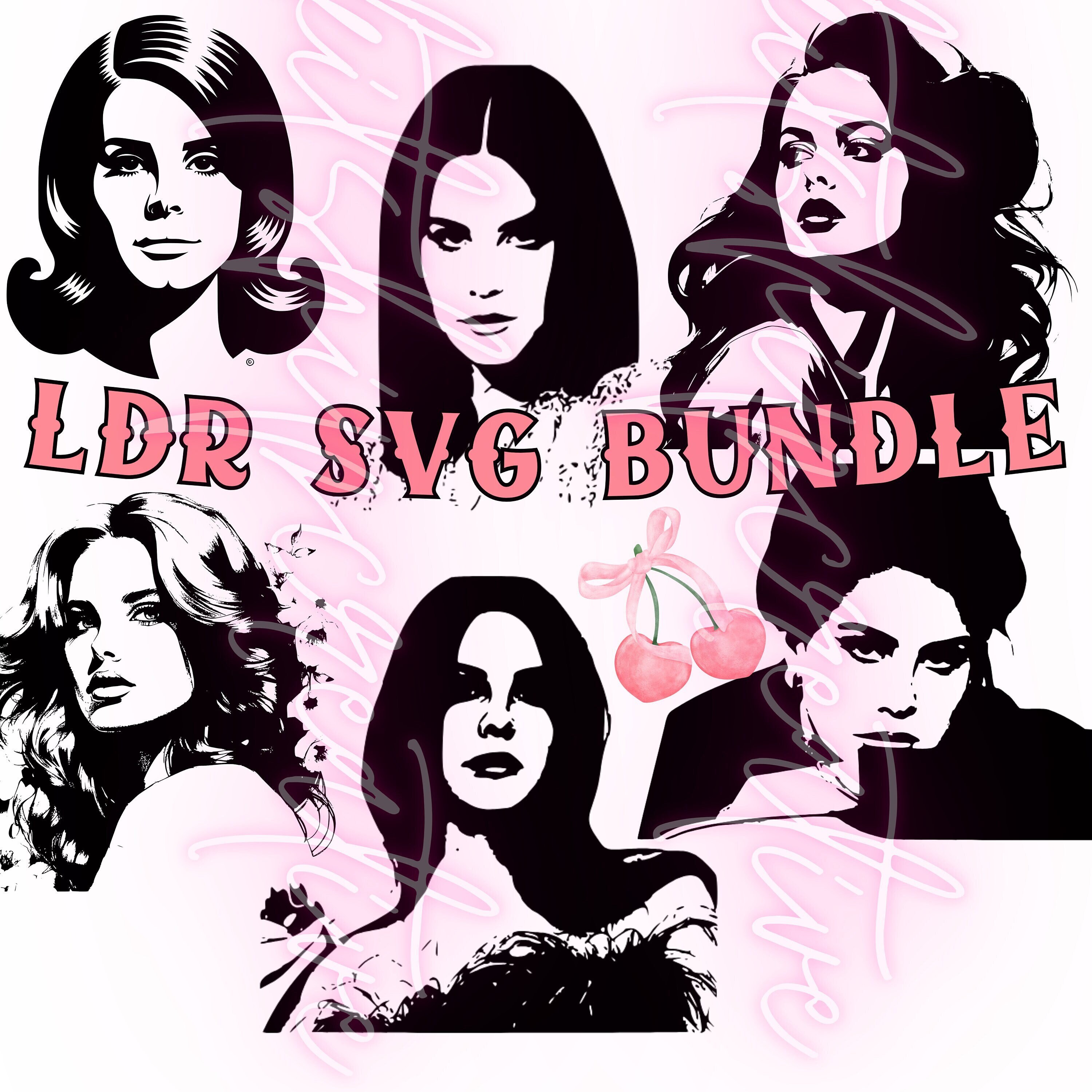 Lana Del Rey SVG PNG Bundle - Etsy Australia