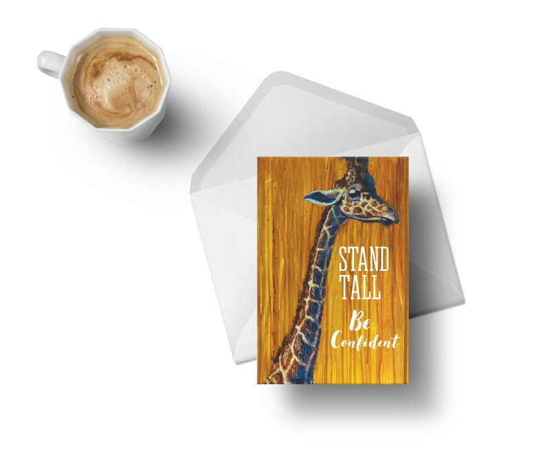 Stand Tall Greeting Card - Etsy