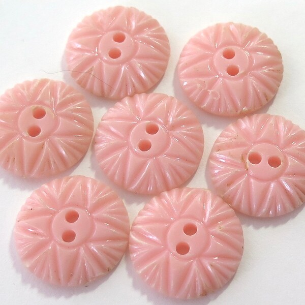 Pretty Pink Buttons - Etsy