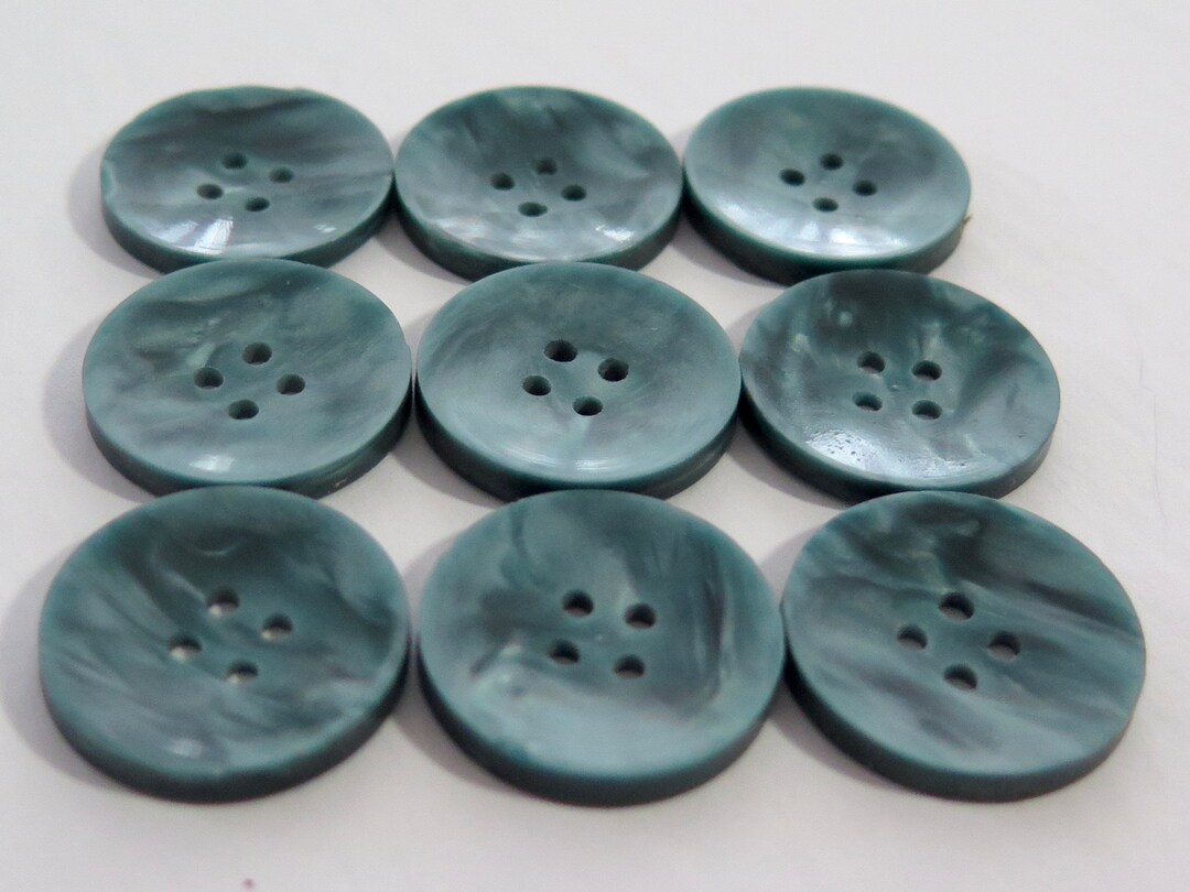 Vintage Set of 9 Imitation Pearl Sew Through Buttons - Etsy
