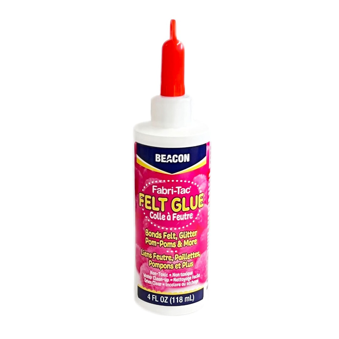 BEACON Fabri-tac Felt Glue 4FL OZ (118ml) Made in USA for All Felt ...