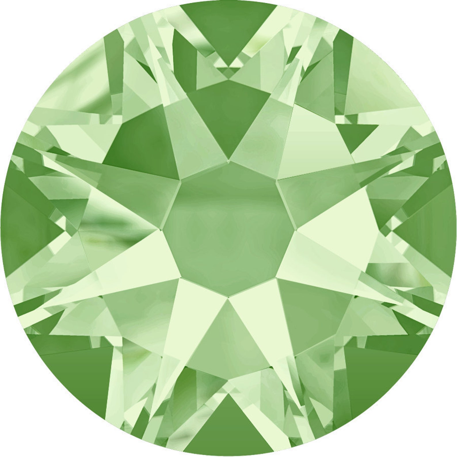Preciosa Crystals - Chrysolite - 144 Pieces - No-hotfix Foiled Flat ...