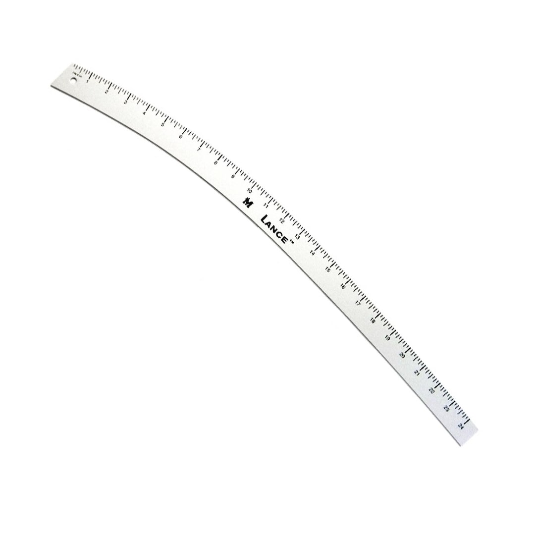 LANCE 24" Aluminum Metal HIP Curve Ruler for Architects Artist Curved ...