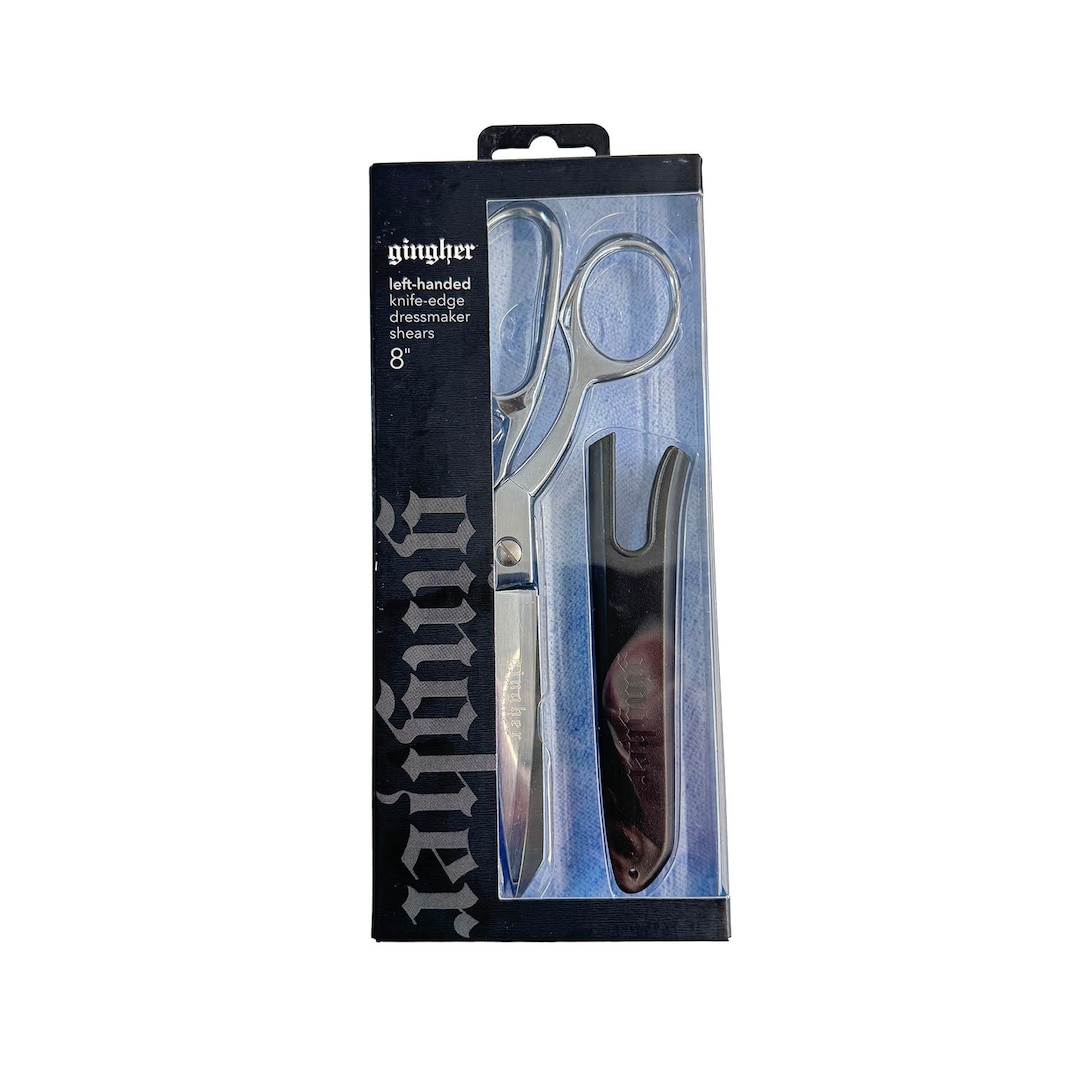 Gingher 8" Left Hand Knife Edge Dressmaker's Shears Stainless Steel ...