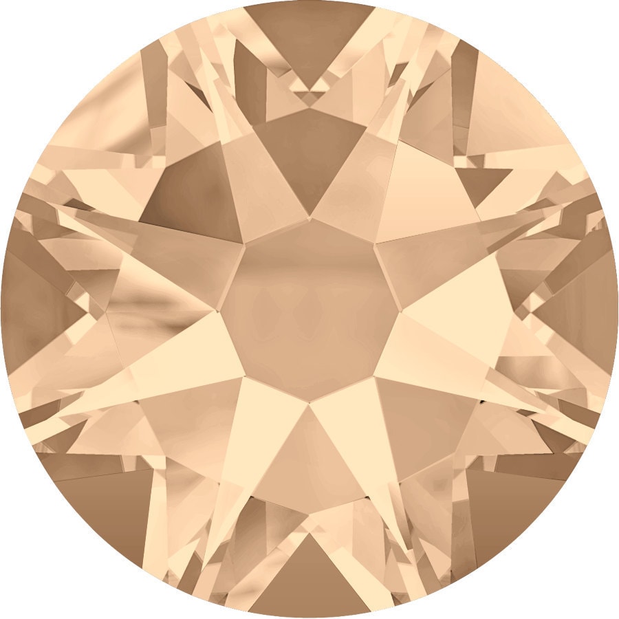 Preciosa Crystals - Gold Quartz - Nohotfix Foiled Flat Back - 144 ...