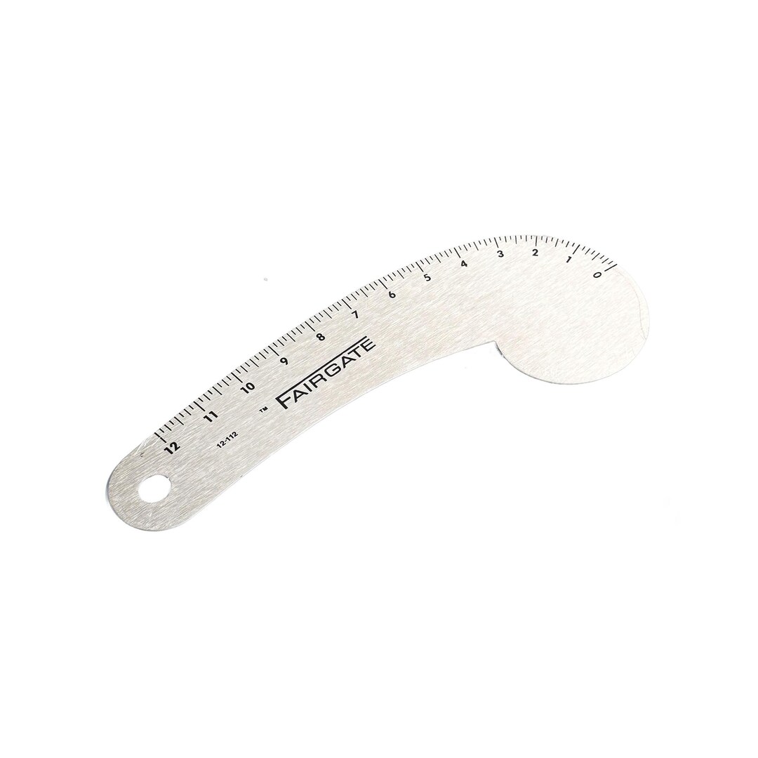 FAIRGATE 12-inch Vary Form Curve Rule Solid Aluminum Metal Ruler ...