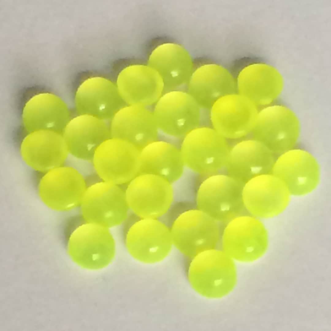 5 Pieces 4mm Round Natural Round Lemon Jade Cabochon, CALIBRATED Loose ...