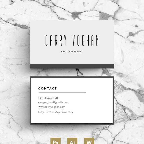 Cover Letter Business Card Resume - Etsy