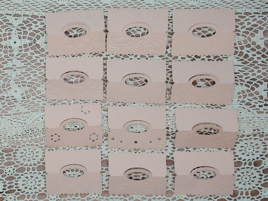 Embossed Treat Toppers,favor Bag Toppers,bag Toppers,wedding Favors ...