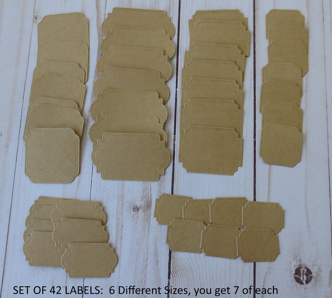 Spellbinders Foundational Labels, Junk Journal Supplies, Journal Labels ...