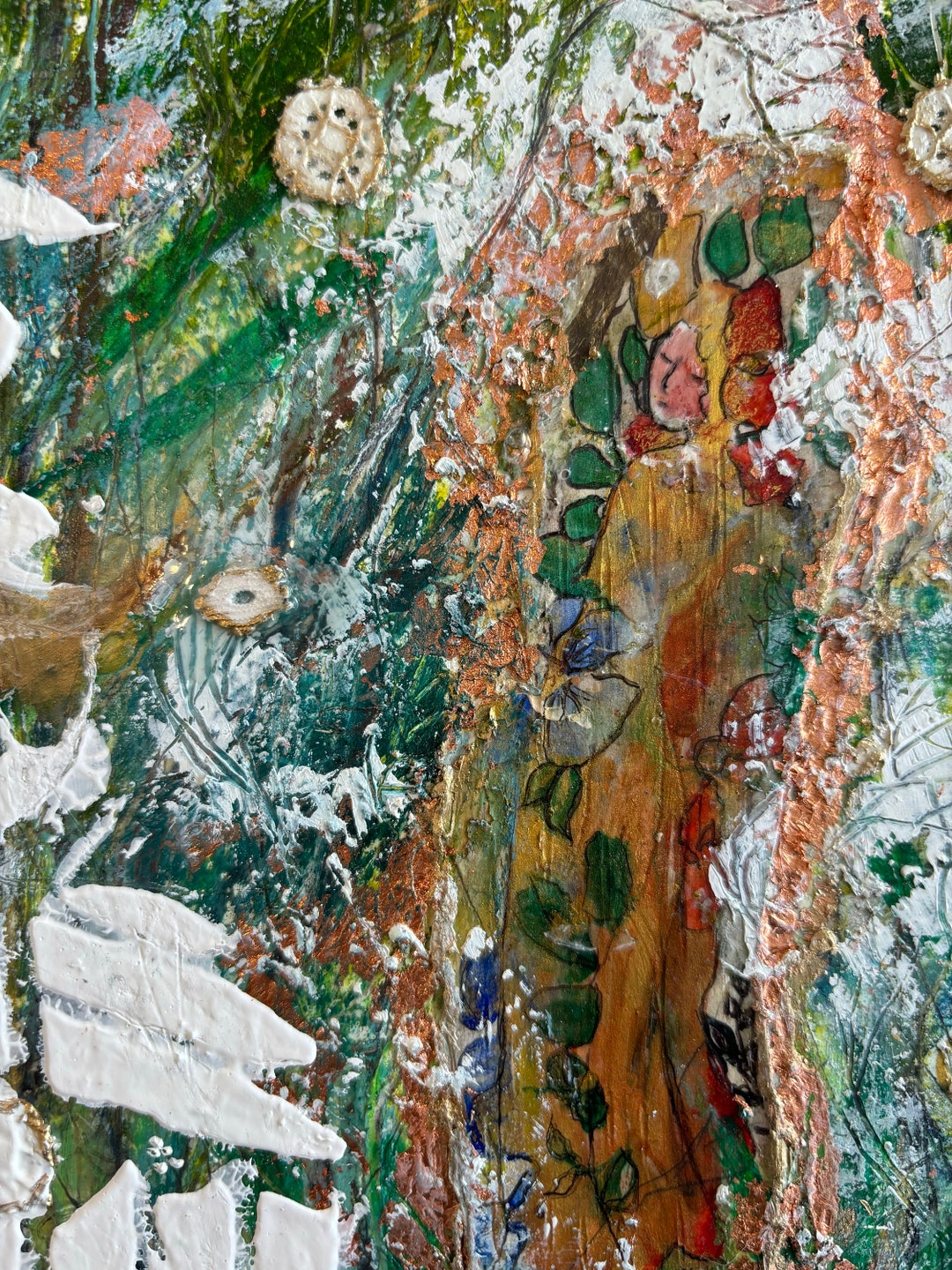 Original Mixed Media Painting on Board. From the Series Forest ...