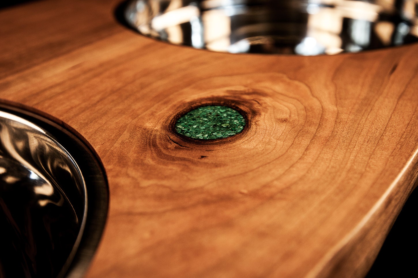 Live Edge Dog or Large Pet Feeding Stand - Etsy