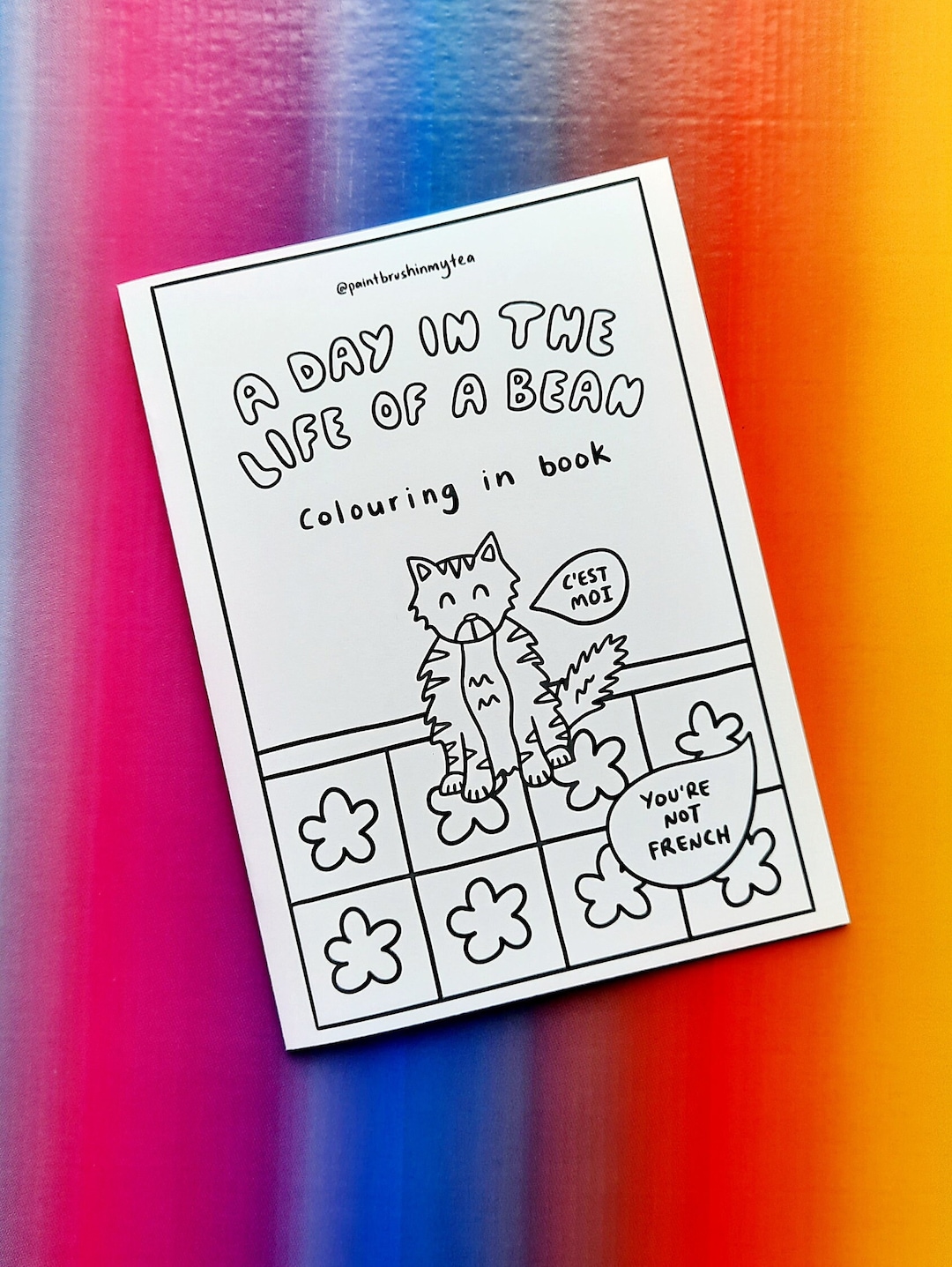 Colouring Zine - Beanie - Colouring in Zine - Cat Colouring Pages ...