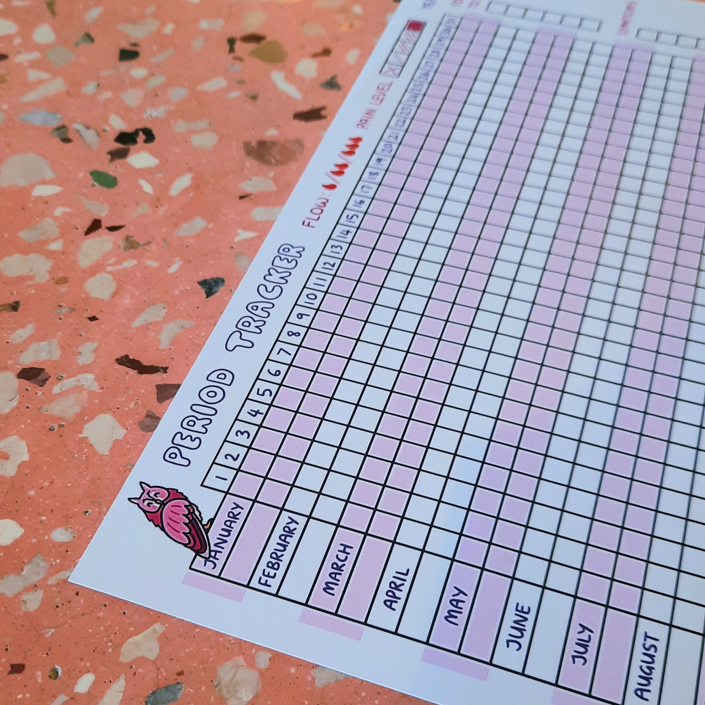 Printable Period Tracker - Instant Download - Period Tracker - Period ...