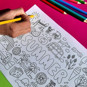 Printable Colouring Pages - the Seasons - Instant Download - Colouring ...