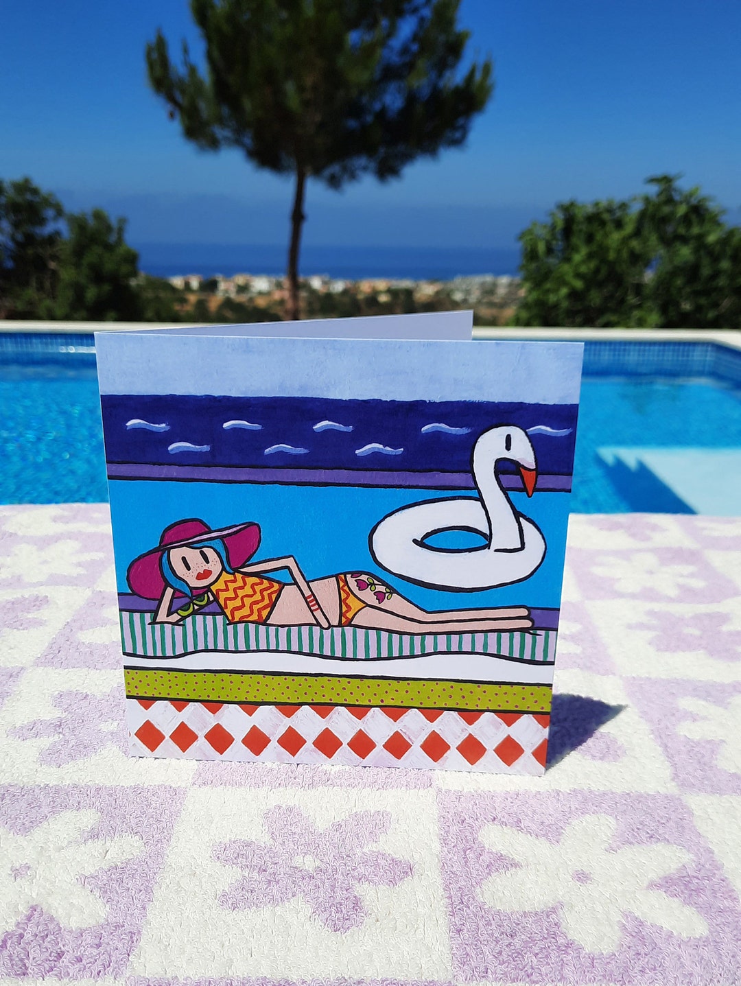 Out of Office - Greeting Card - Blank Card - Stationary Card - Birthday ...