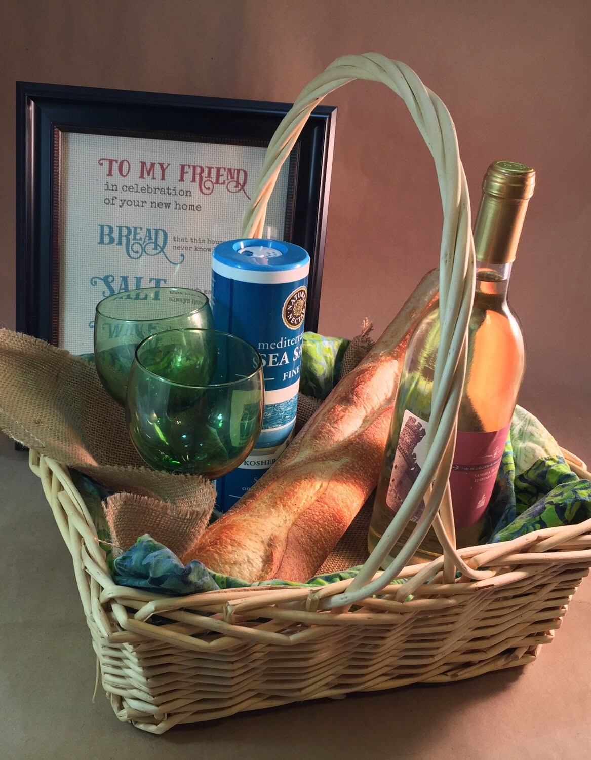 House Blessing, Iconic, Bread Salt Wine Quote, Housewarming Gift ...