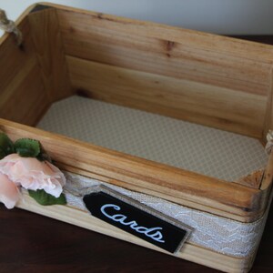 Country Chic Wedding Card Box Rustic Wedding Card Box, Elegant Wedding ...